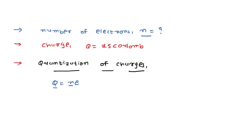 SOLVED: calculate the number of electrons constituting 15 coulomb of ...