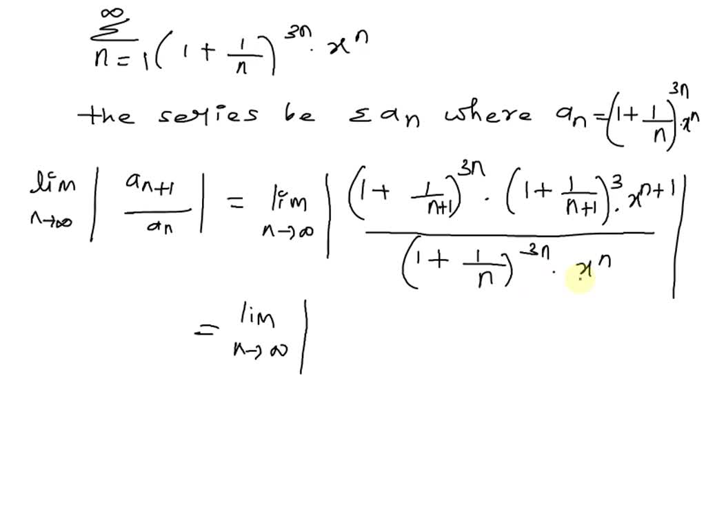 SOLVED: Consider the series 2 6+:) (a) Find the series' radius and ... SOLVED: Consider the series 2 6+:) (a) Find the series' radius and ...