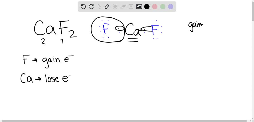 SOLVED: Calcium reacts with fluorine to form the compound CaF2. In the ...