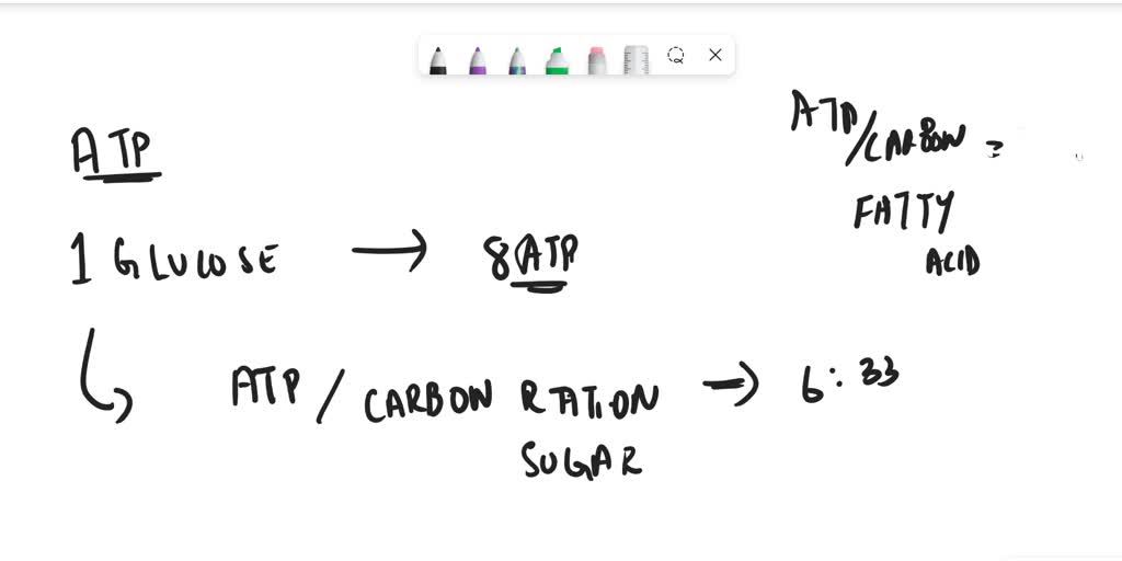 SOLVED: Calculate the ATP yield from total oxidation of 2 moleculs of ...