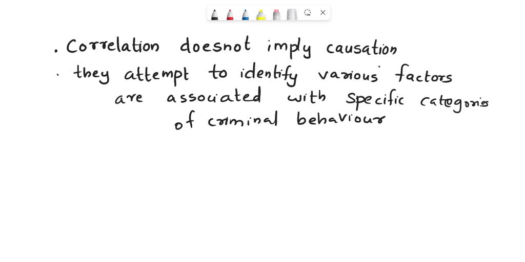 SOLVED: Many times correlation and causation can be confused. Discuss ...