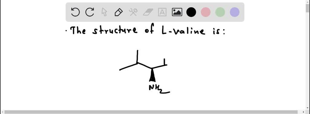 SOLVED: Draw the structures of L - and n-valine.