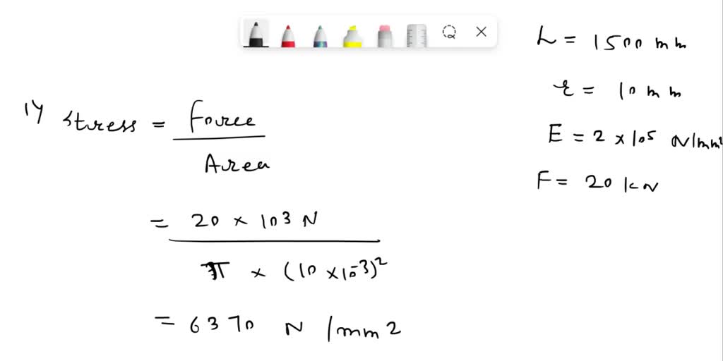 SOLVED: A rod 150 cm long and diameter 2.0 cm is subjected to an axial ...
