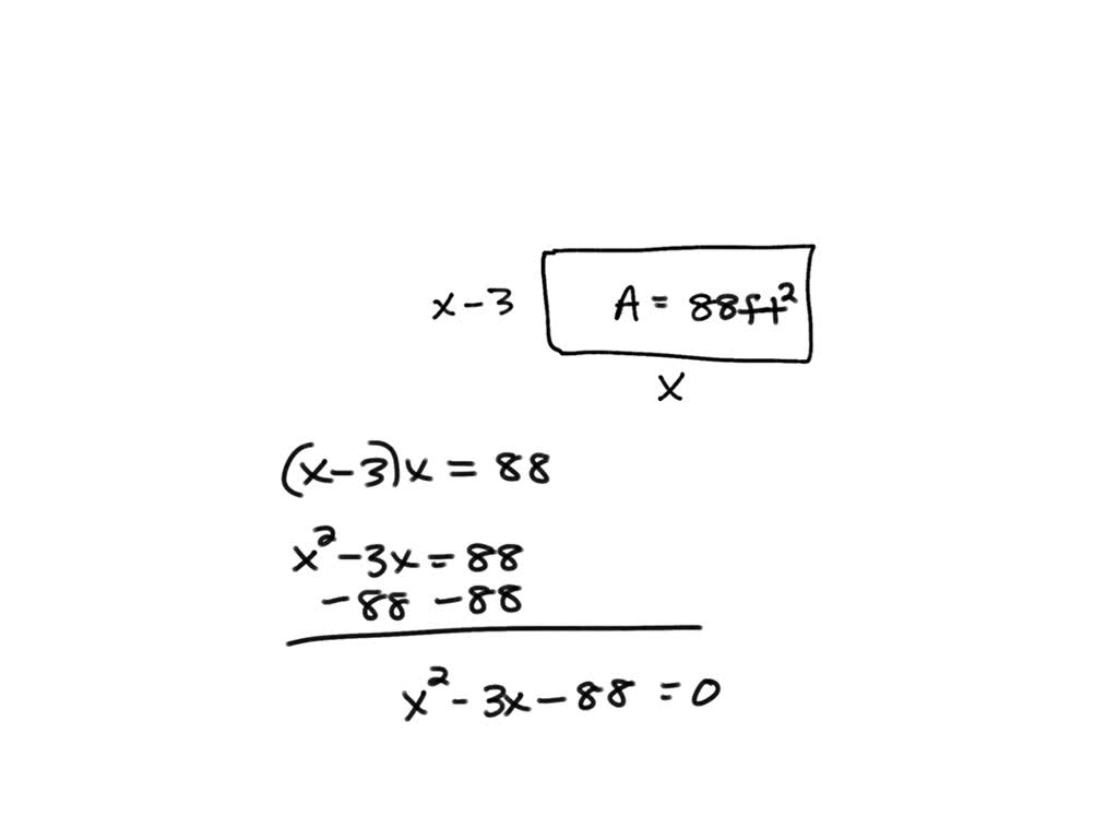 SOLVED The Width Of A Rectangular Garden Is 3 Ft Less Than The Length SOLVED The Width Of A Rectangular Garden Is 3 Ft Less Than The Length