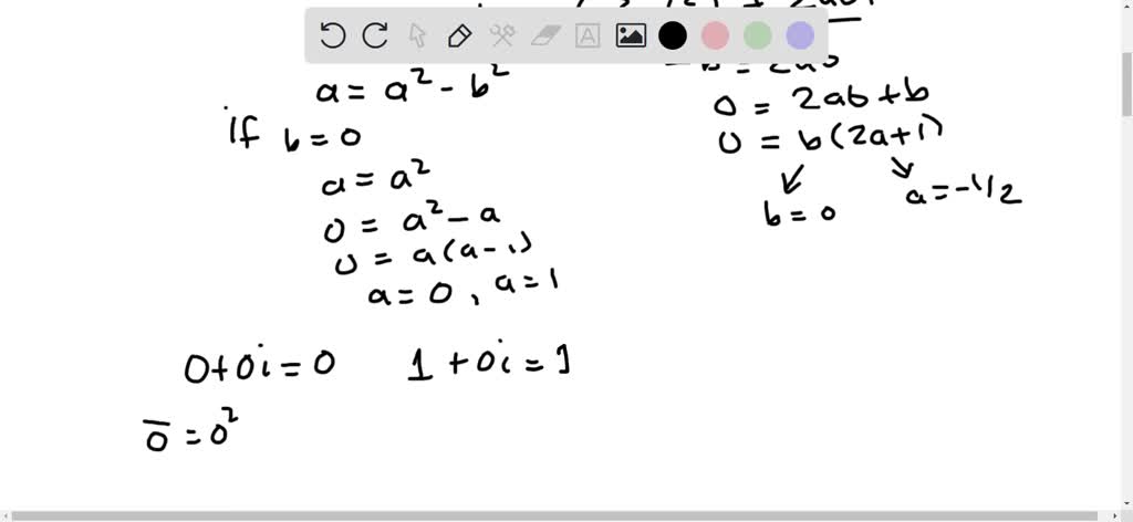 SOLVED: PART II: (10p) Find all complex numbers that are complex ...