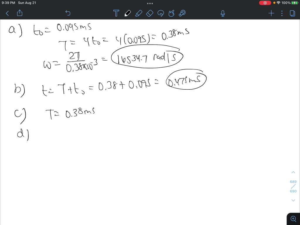 SOLVED: Text: (11%) Problem 0.095 ms. Suppose the emf generated by a ...