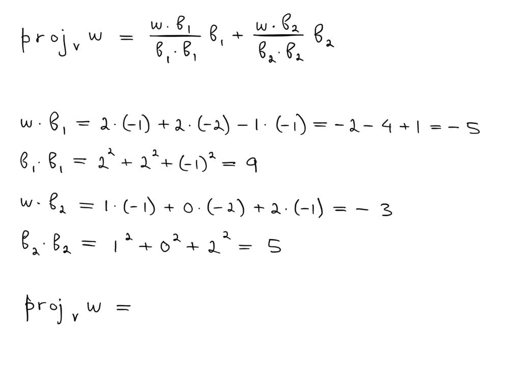 Solved Consider The Subspace V Of R 3 Spanned By The Orthogonal