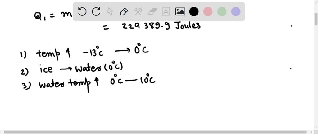 SOLVED: pts) How many grams of ice at -13*C must be added to 711 grams ...