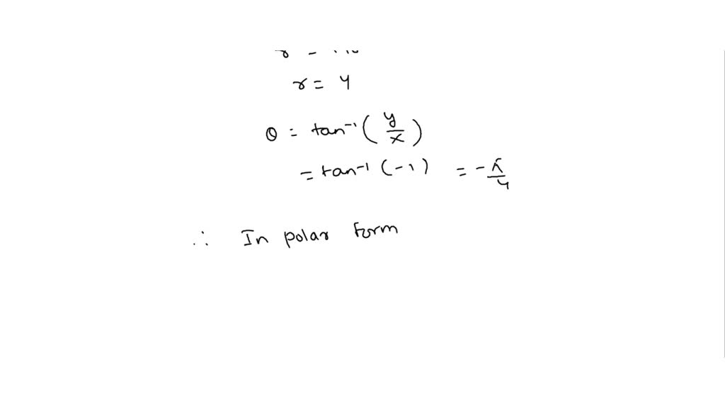 Solved Plot Each Of The Following Complex Numbers On An Argand Diagram And Express Each Number