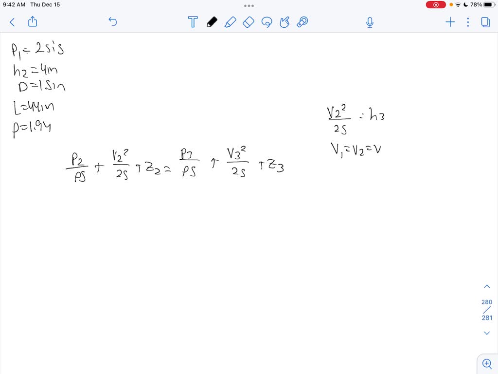 SOLVED: Water "bubbles up" above the exit of the vertical pipe attached ...