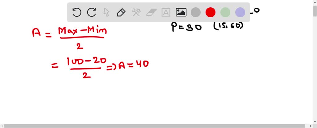 SOLVED: Determine a sinusoidal (sine or cosine) function f(x) that has ...