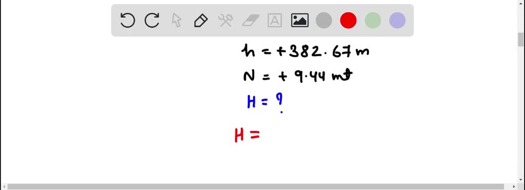 SOLVED: In the lecture slides, vou are given an equation for elevation ...