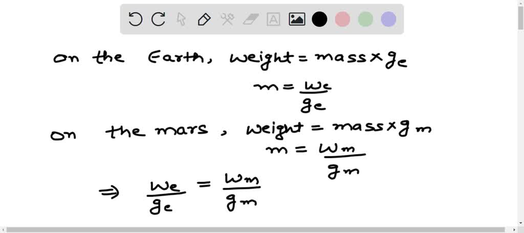 SOLVED: A Mars rover has a mass of 185 kg: Its weight on Mars is 685 N ...
