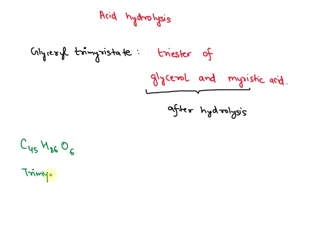 SOLVED: Write the balanced chemical equation for the acid hydrolysis of ...