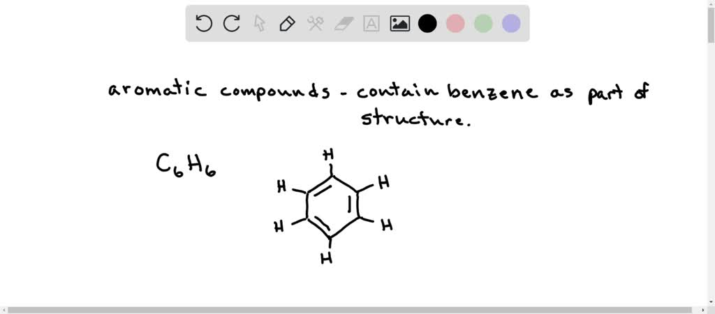 SOLVED: Which of these species is an aromatic compound? A) C6H6 B ...