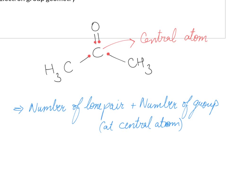 SOLVED: The skeleton structure of acetone is provided, where all atoms ...