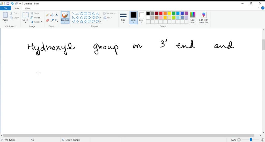 SOLVED: Nucleic acids have a definite polarity, or directionality ...