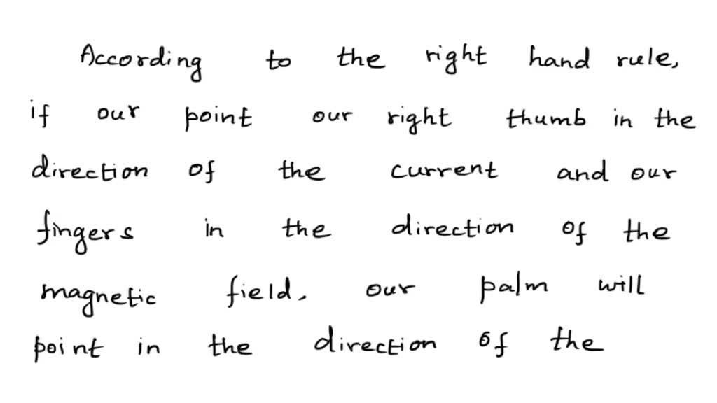 SOLVED: A vertical wire carries a current straight up in a region where ...