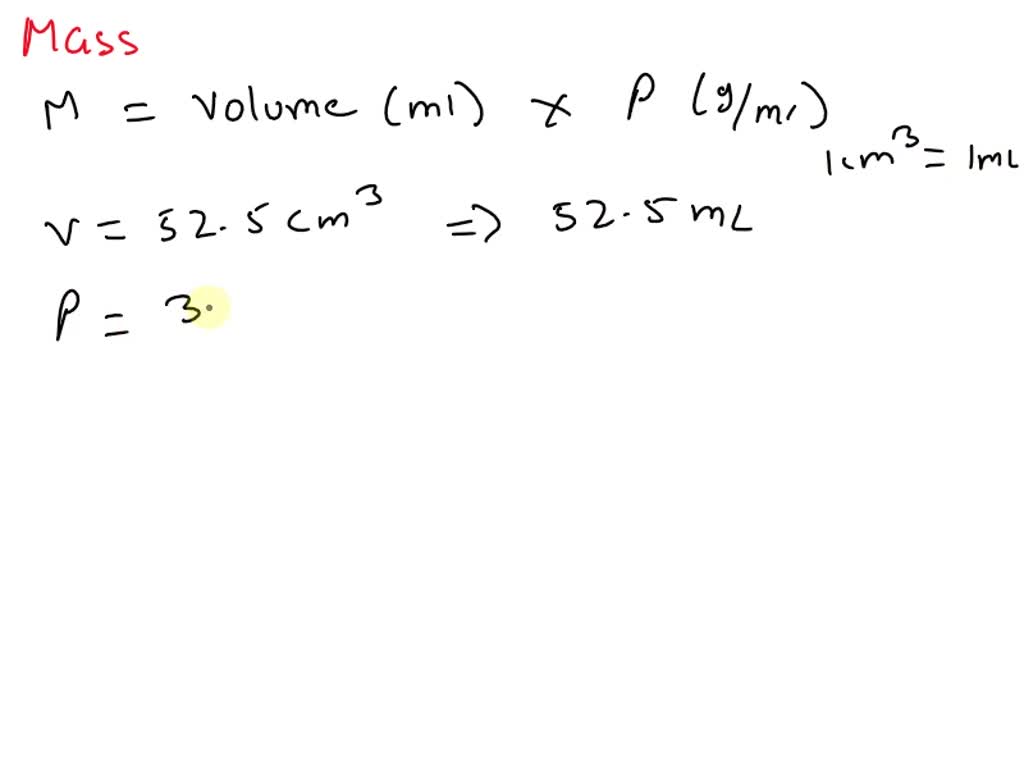 SOLVED: 'A piece of wood occupies volume of 52.5 cm and has density of ... SOLVED: 'A piece of wood occupies volume of 52.5 cm and has density of ...