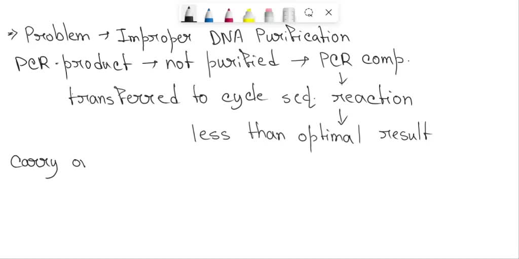 SOLVED: Assume you have conducted a DNA sequencing reaction using the ...