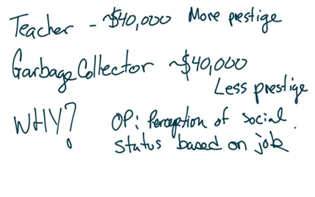 SOLVED: Give two professions with almost the same salary but have ...