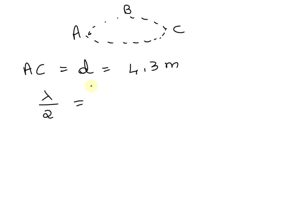 4.30 m While playing, two children create a standing wave in a rope, as ...