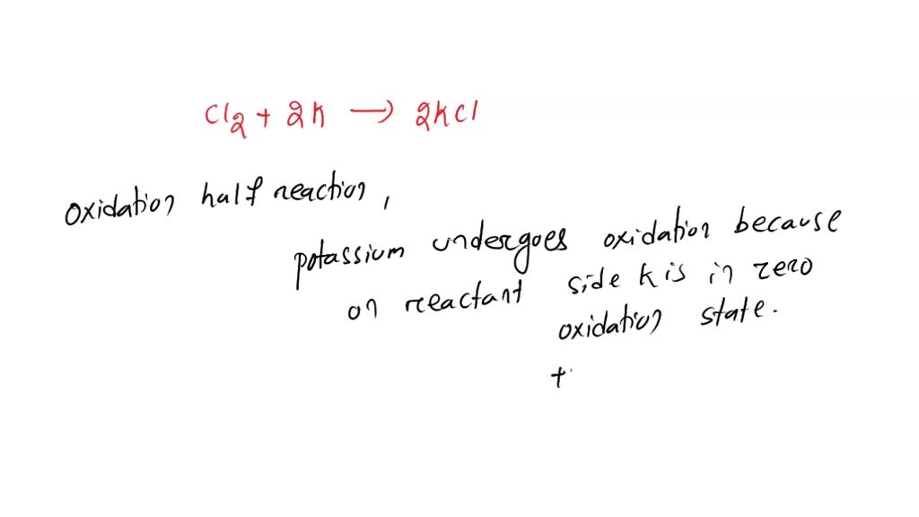 SOLVED: Separate this redox reaction into its balanced component half ...