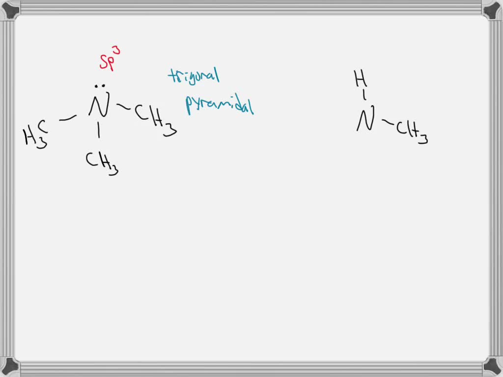 SOLVED: What is the molecular structure about the nitrogen atom in ...