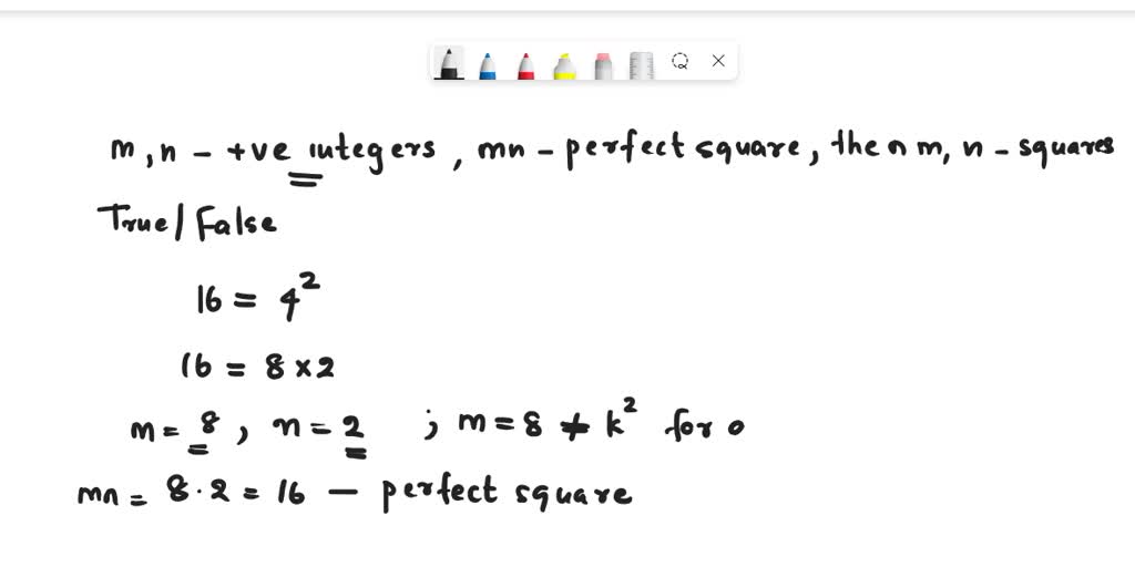 SOLVED: Consider the following statement: If m and n are any positive integers and mn is a ...