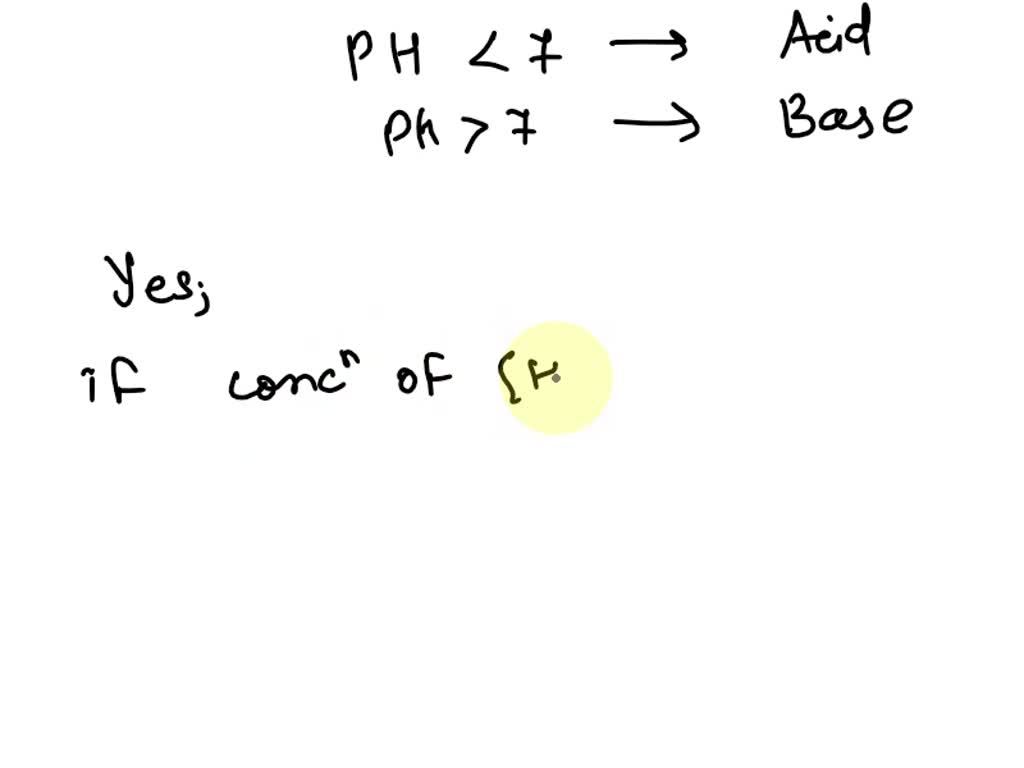 SOLVED: When is it possible to have a pH that is below 0 (a negative pH ...