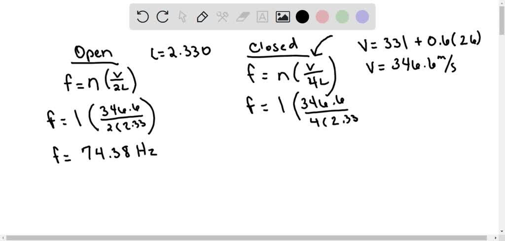 SOLVED: Two air columns resonate at the same fundamental frequency ...