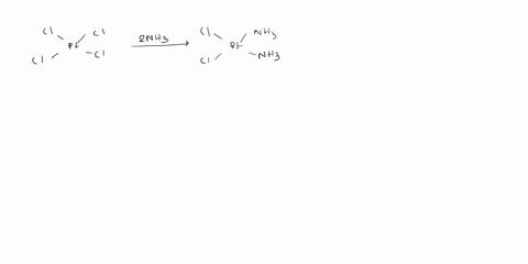 Predict the product expected if 1 mole of ptcl42 is made to...
