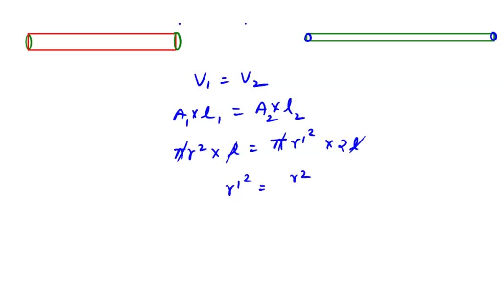 a wire is stretched such that its length becomes three times the ...