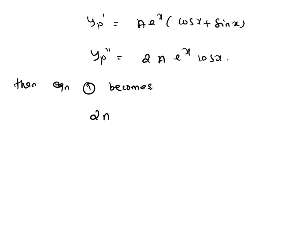 SOLVED: Solve the following differential equation using the ...
