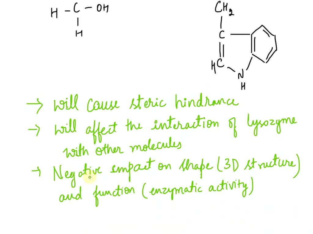 SOLVED: Consiter the mechanism of Lysozyme diagramcd below: What Enzyme ...