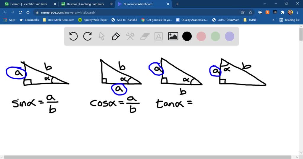 SOLVED: Trigonometry 3) For the following triangles. give an expression ...