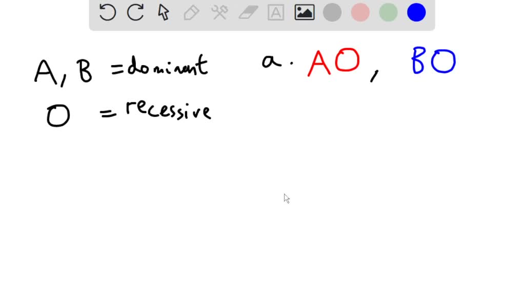 SOLVED: If Tom Harris had type AB blood and Mary had type O, could the ...