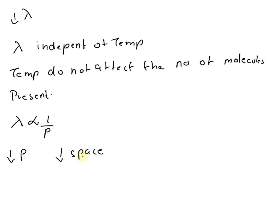 SOLVED: Part A On which parameters does the mean free path of a gas molecule depend? Select all ...