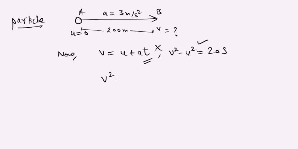 A particle accelerates from rest at a uniform rate of 3 m/s^2 for a ...