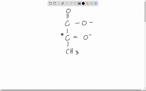 3 3 pts draw the structure of pyruvate indicate in this...