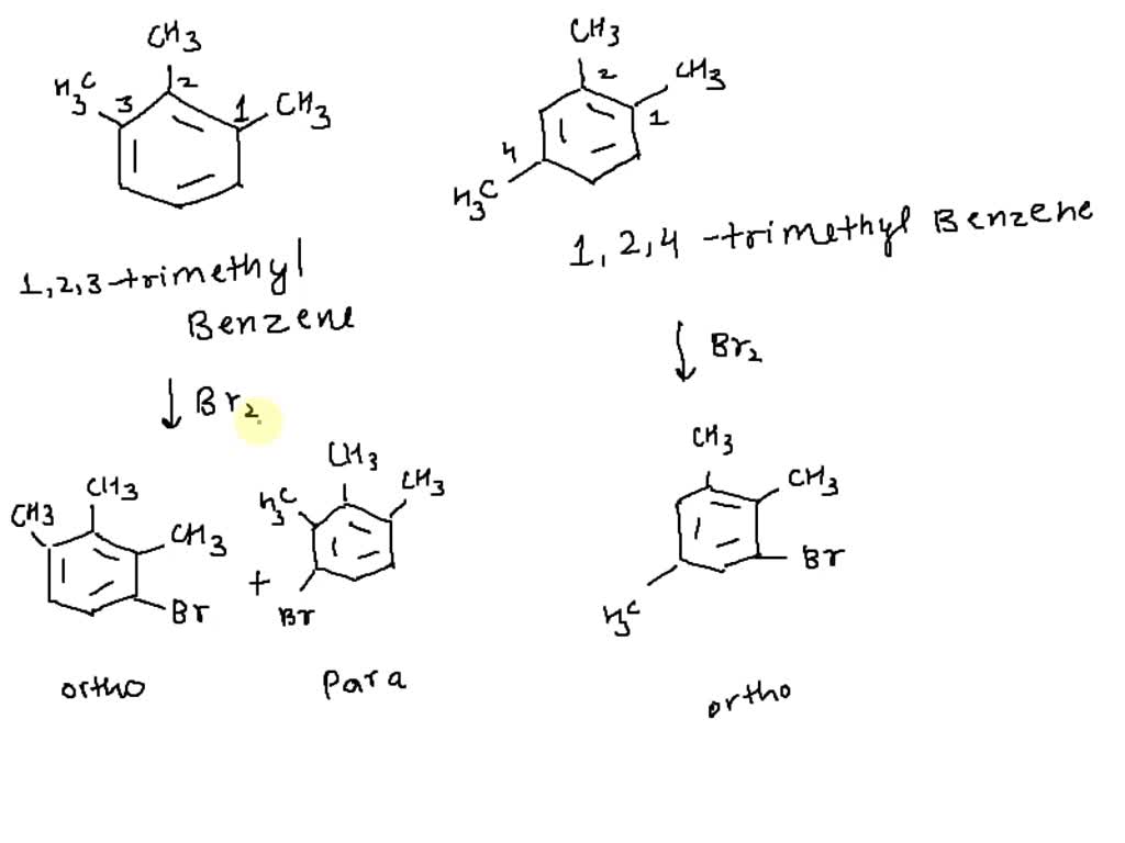 SOLVED: Alkyl groups are activating so both of the trisubstituted ...