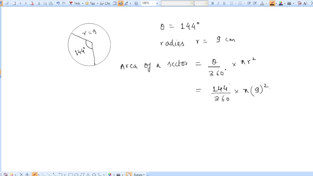 SOLVED: The radius of a circle Is 9 centimeters. What Is the area of a ...