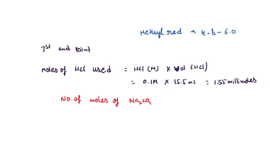 SOLVED: A 0.527-g sample of a mixture containing Na2CO3, NaHCO3, and inert impurities is ...