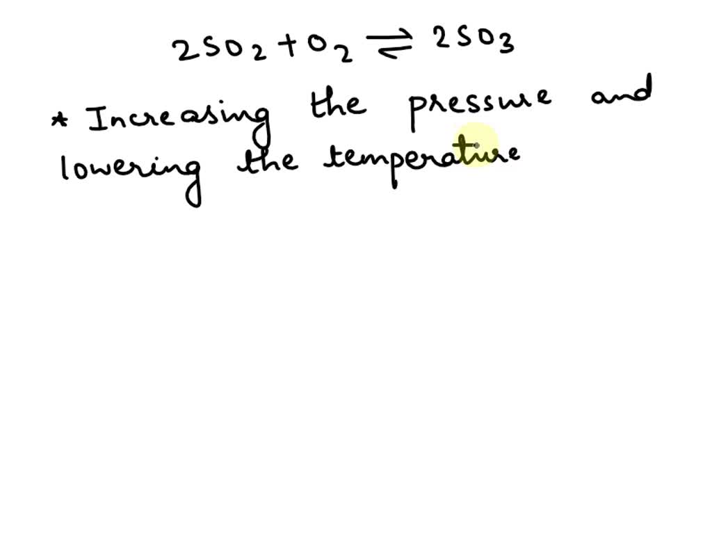 SOLVED: The following reaction is exothermic. Which change will shift ...