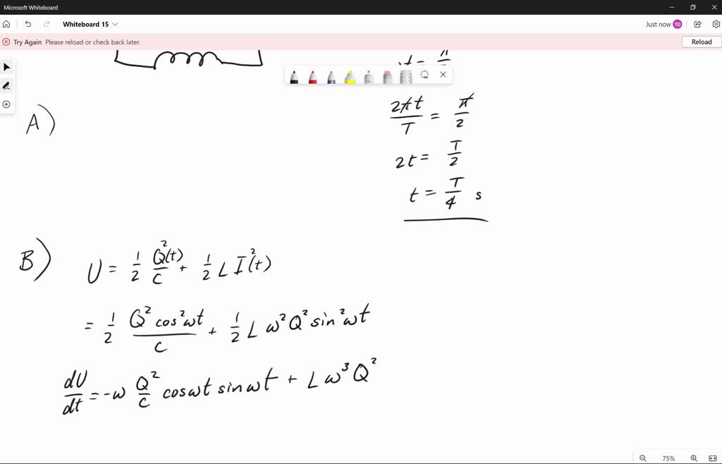SOLVED: How are you supposed to find the oscillation period (omega) in ...