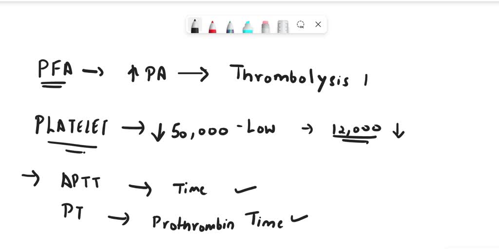 SOLVED: COAGULATION/ HEMOSTASIS A 2-year-old male child was admitted to ...