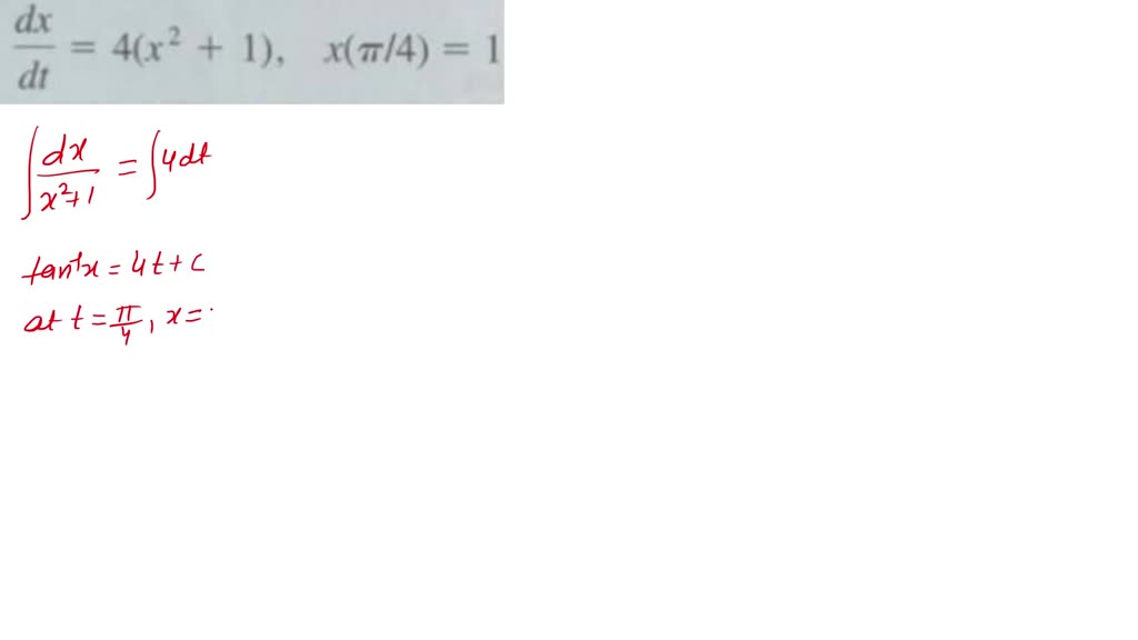 SOLVED: In Problems 23-28, find an implicit and an explicit solution of ... SOLVED: In Problems 23-28, find an implicit and an explicit solution of ...