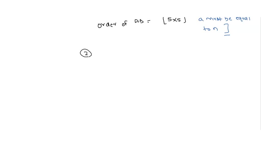 Solved A Is A 5x4 Matrix B Is A 4x5 Matrix And C Is A 4x4 Matrix State The Dimensions Of The 