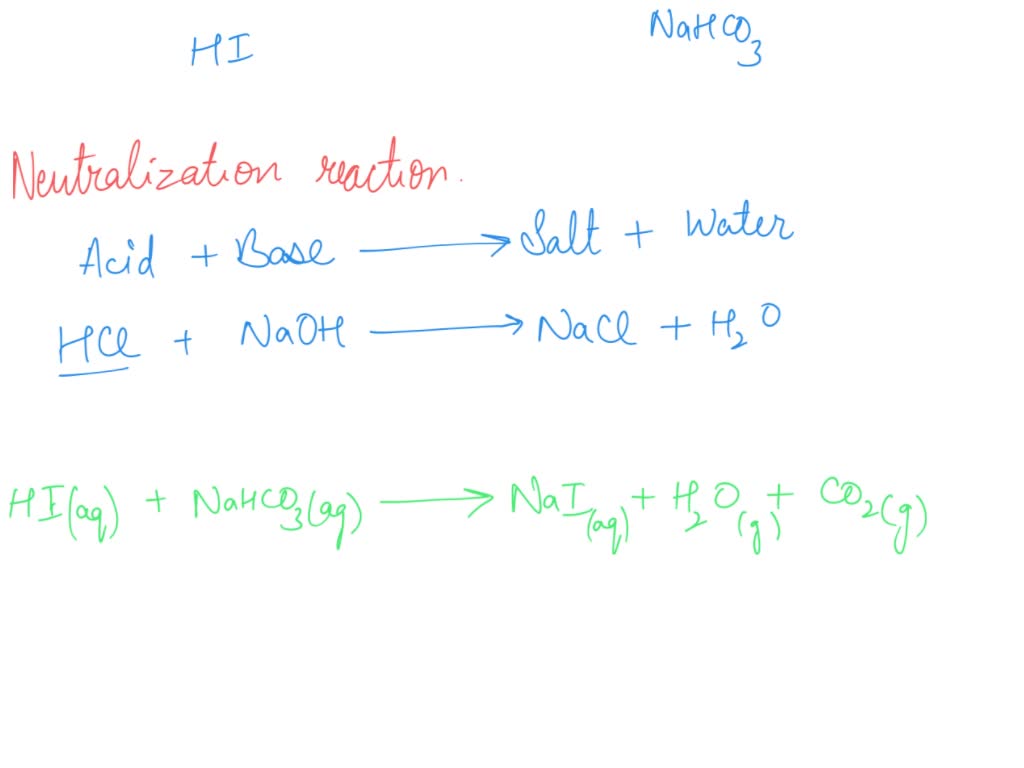 SOLVED: Write the complete balanced equation for the neutralization reaction that occurs when ...