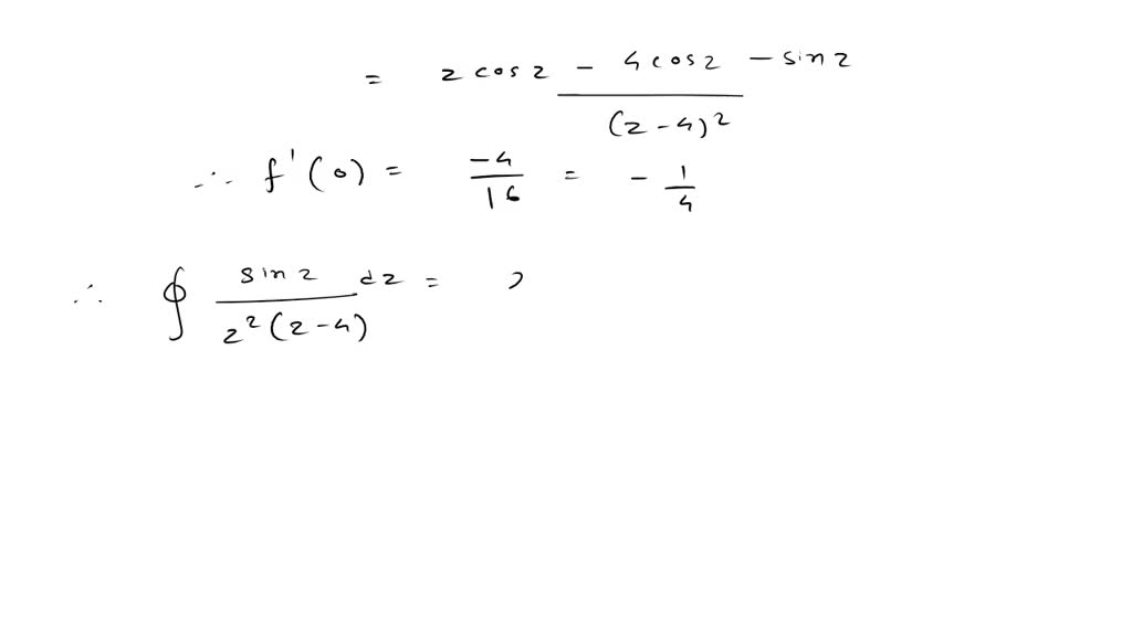 Solved Use The Cauchy Integral Formula Andor Its Higher Order Extension To Calculate The